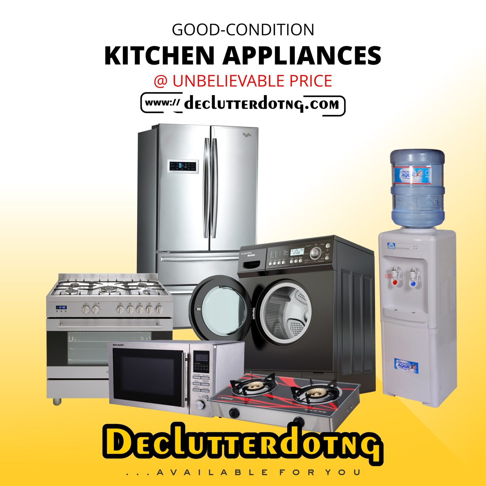Declutter Dot NG – Household supplies; we are the best declutter in Nigeria