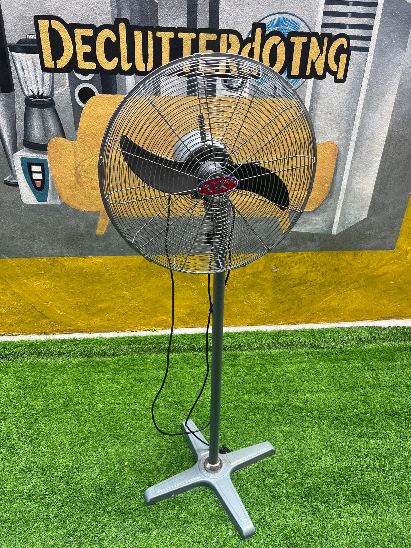 Relatively New 20Inch OX Industrial Standing Fan - Declutter Dot NG