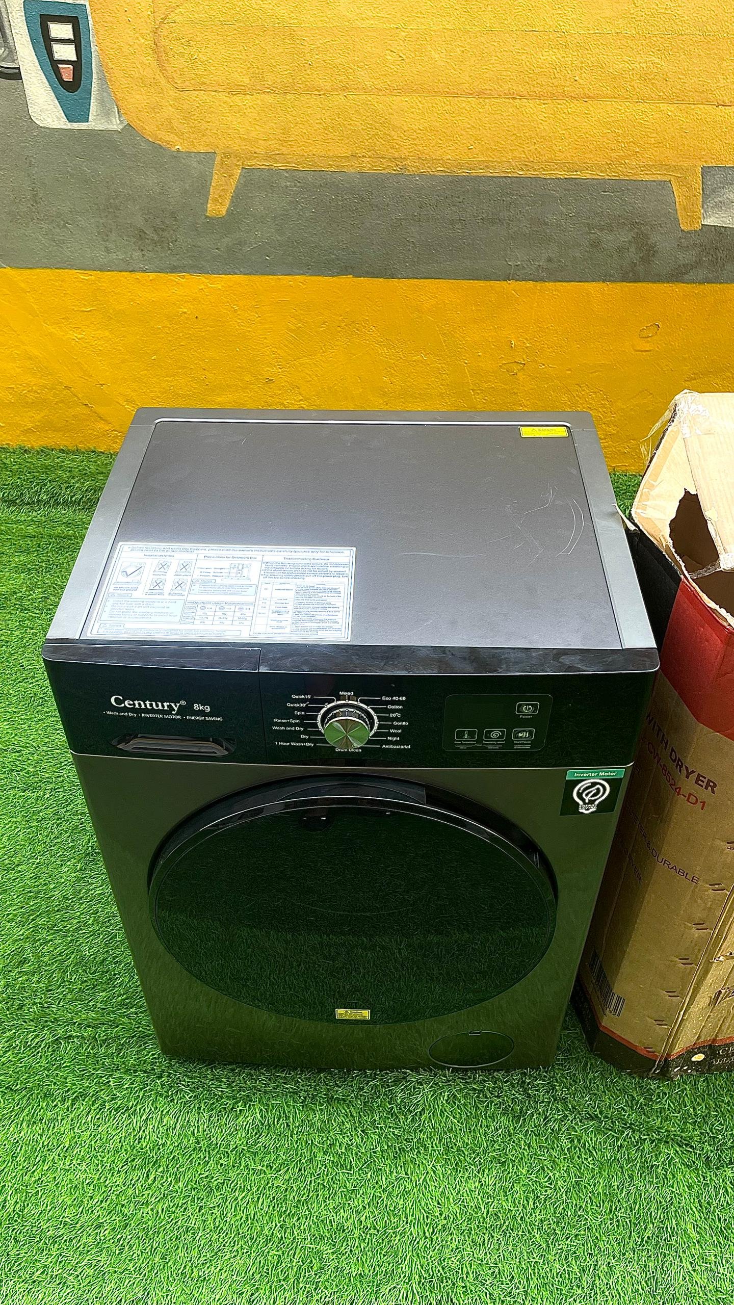 Brand New 2in1 Century 8kg Front Loader Fully Automatic Inverter ...